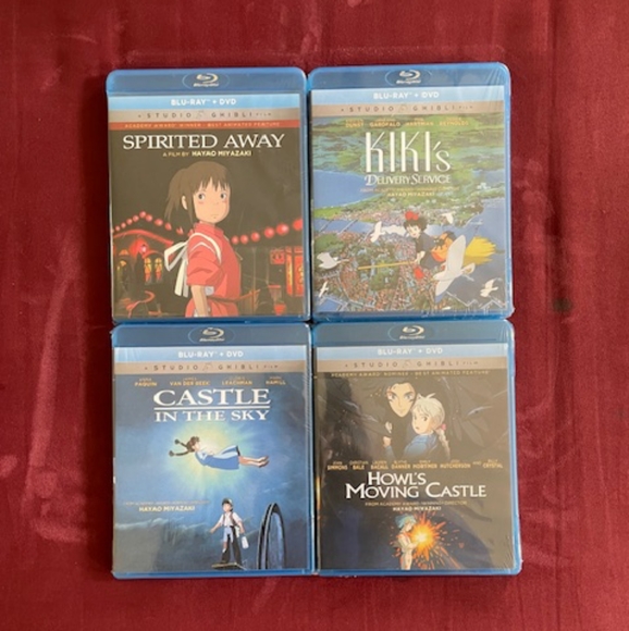 Studio Ghibli | Media | Hayao Miyazaki Ghibli Studio Bluray 4 Movie Collection Bundle | Poshmark